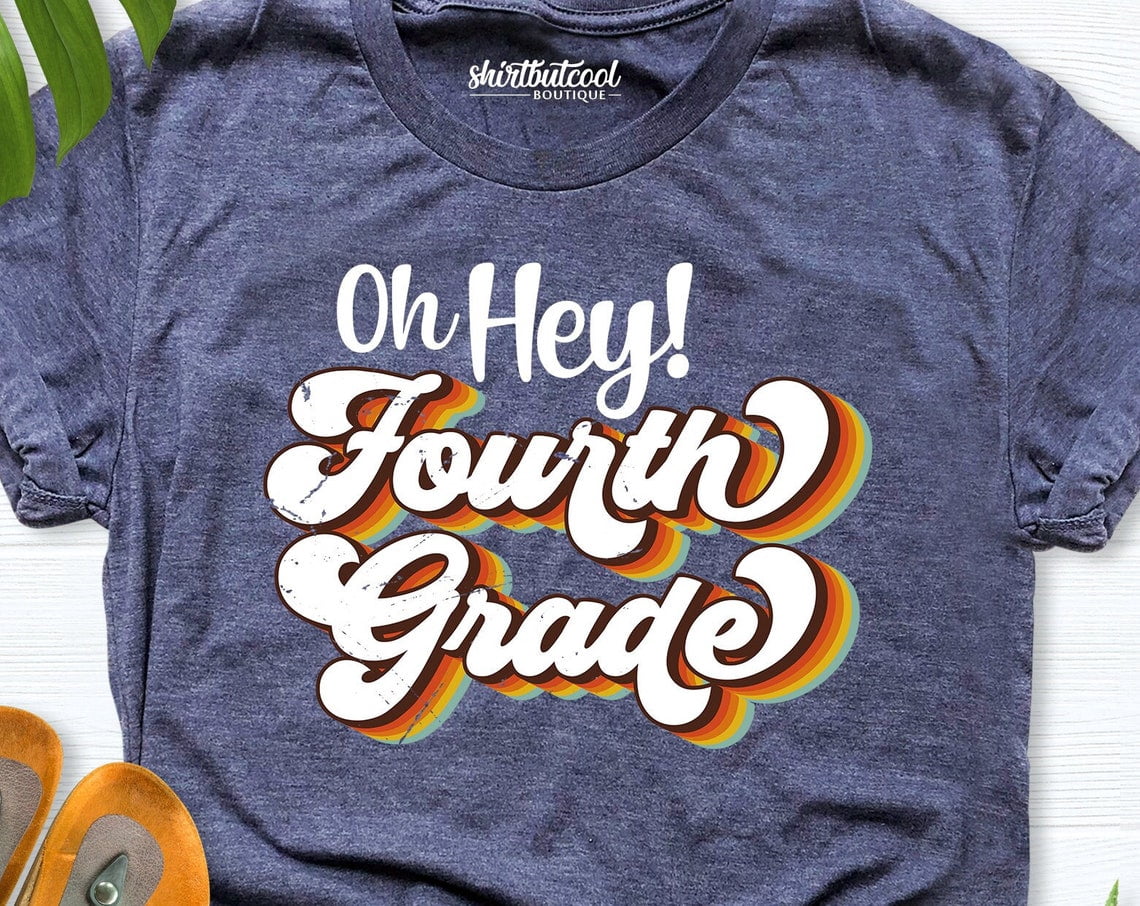 Back To School Shirt, Teacher Fourth Grade Shirt, 4Th Grade Shirt ...
