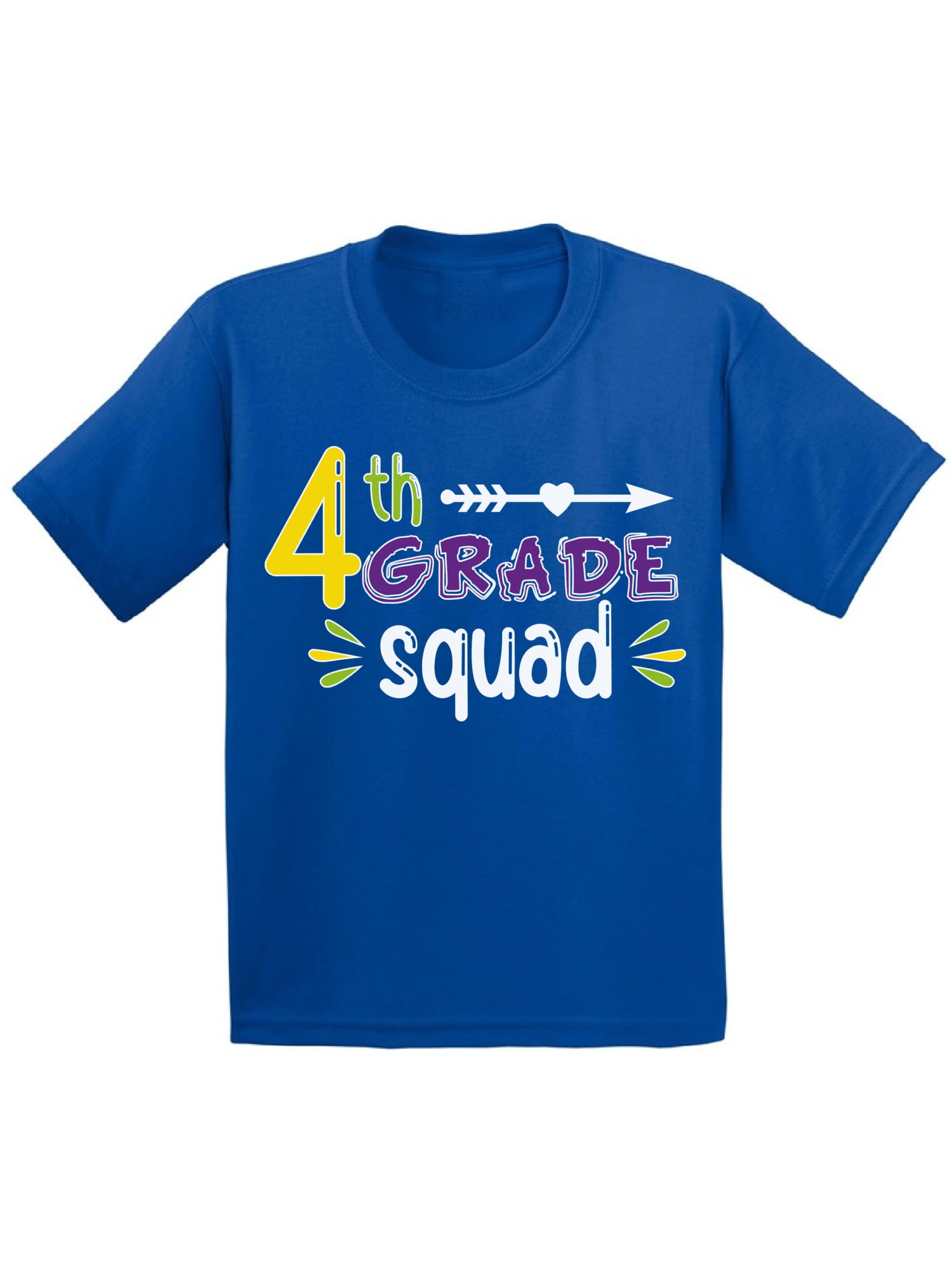 Back to School Shirts for 4th Grader Shirt Kids Fourth Grade Squad T ...