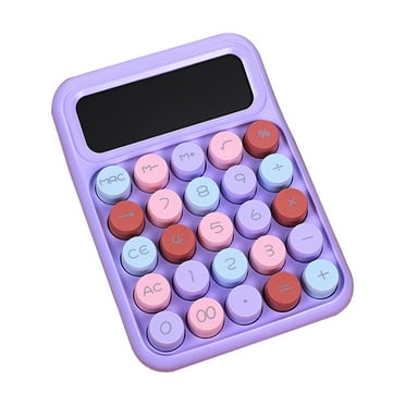 Mini Calculator 8 Digit Display Pocket Size Basic Calculator Battery ...
