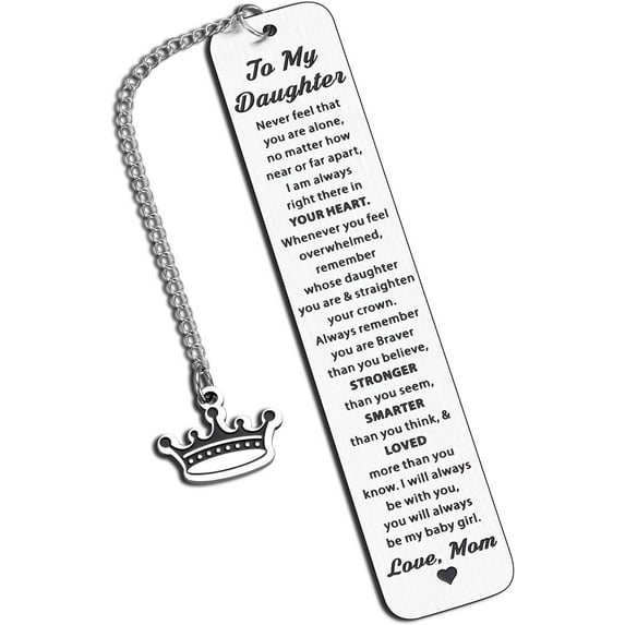 Back to School Supplies for Teen Girls, Daughter Bookmarks from Mom ...