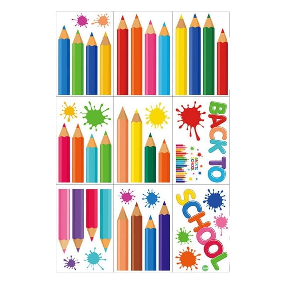 Back to School Window Clings, Back to School Window Decorations for ...
