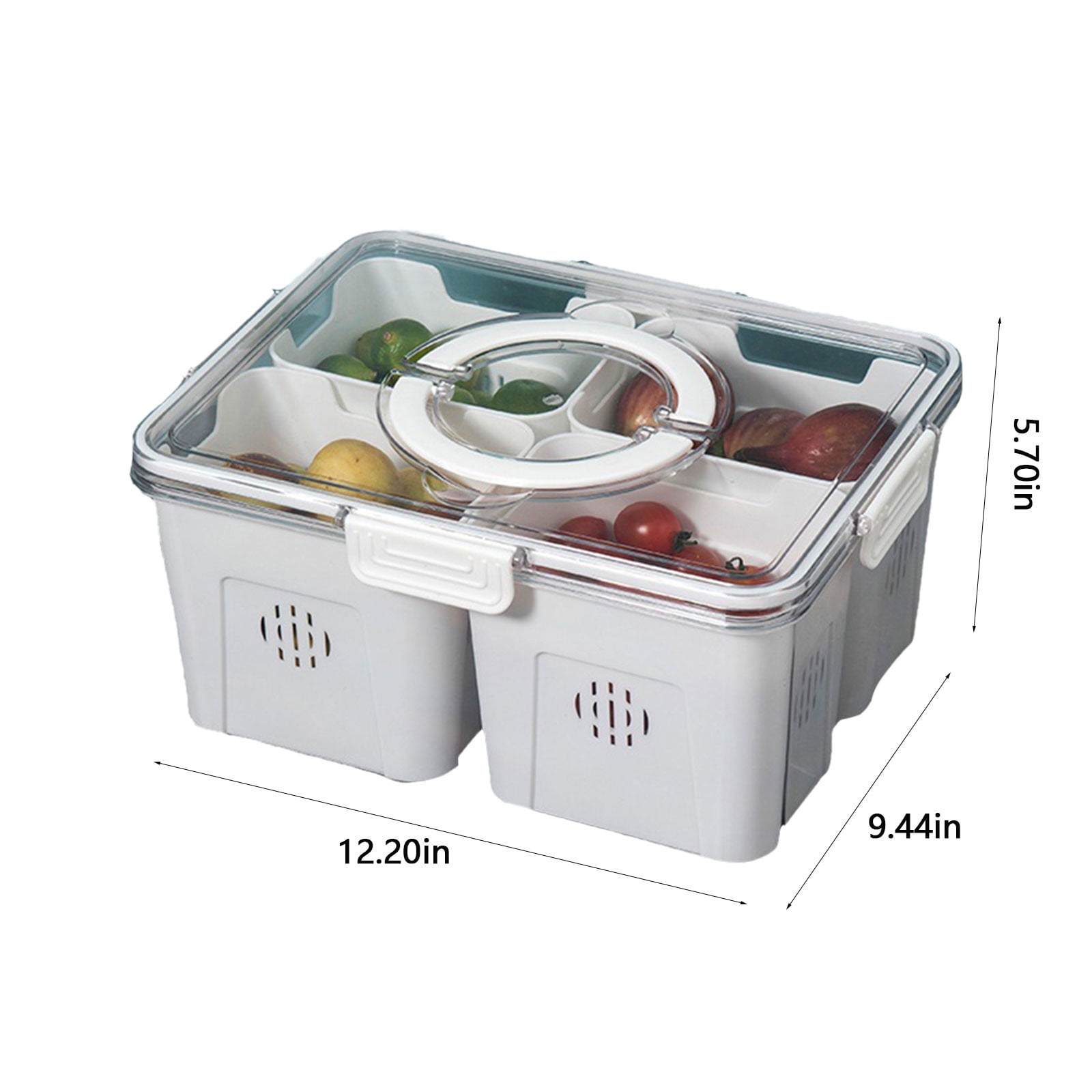 Back to School! mtvxesu Storage Containers, Fruit Vegetable White Food ...