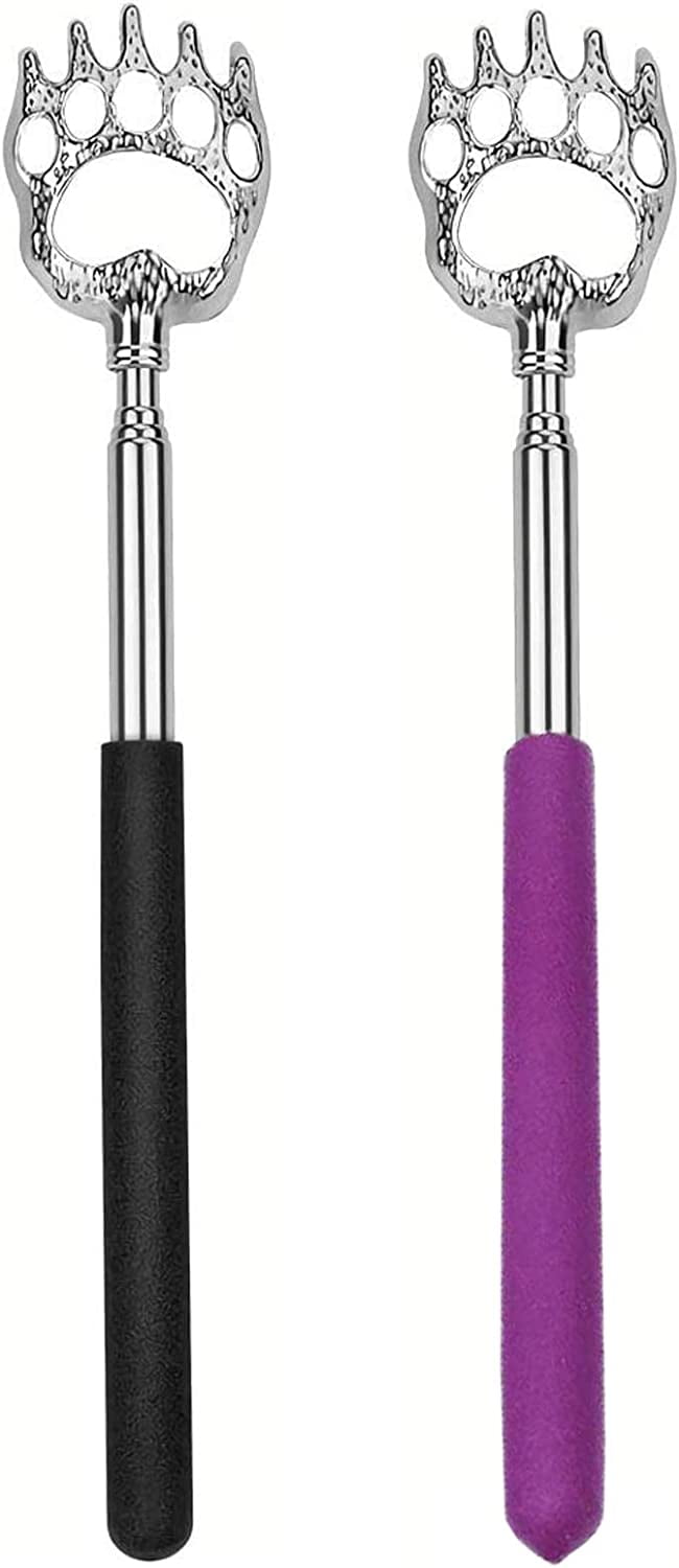 Back Scratcher Bear Claw Telescopic Back Itching Scalp Scratchers ...