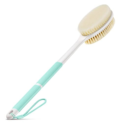 Back Scrubber Anti Slip for Shower,Back Brush Long Handle with Soft and ...