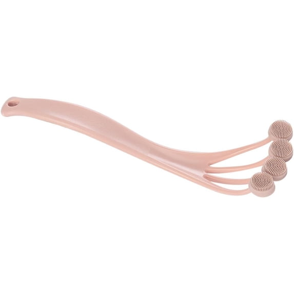 Back Scrubber and Body Brush for Shower with Long Handle, Silicone ...
