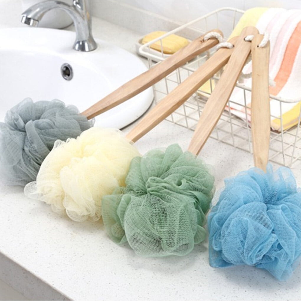 Back Scrubber Exfoliating Shower Body Brush Sponge Scrubbing Ball with ...
