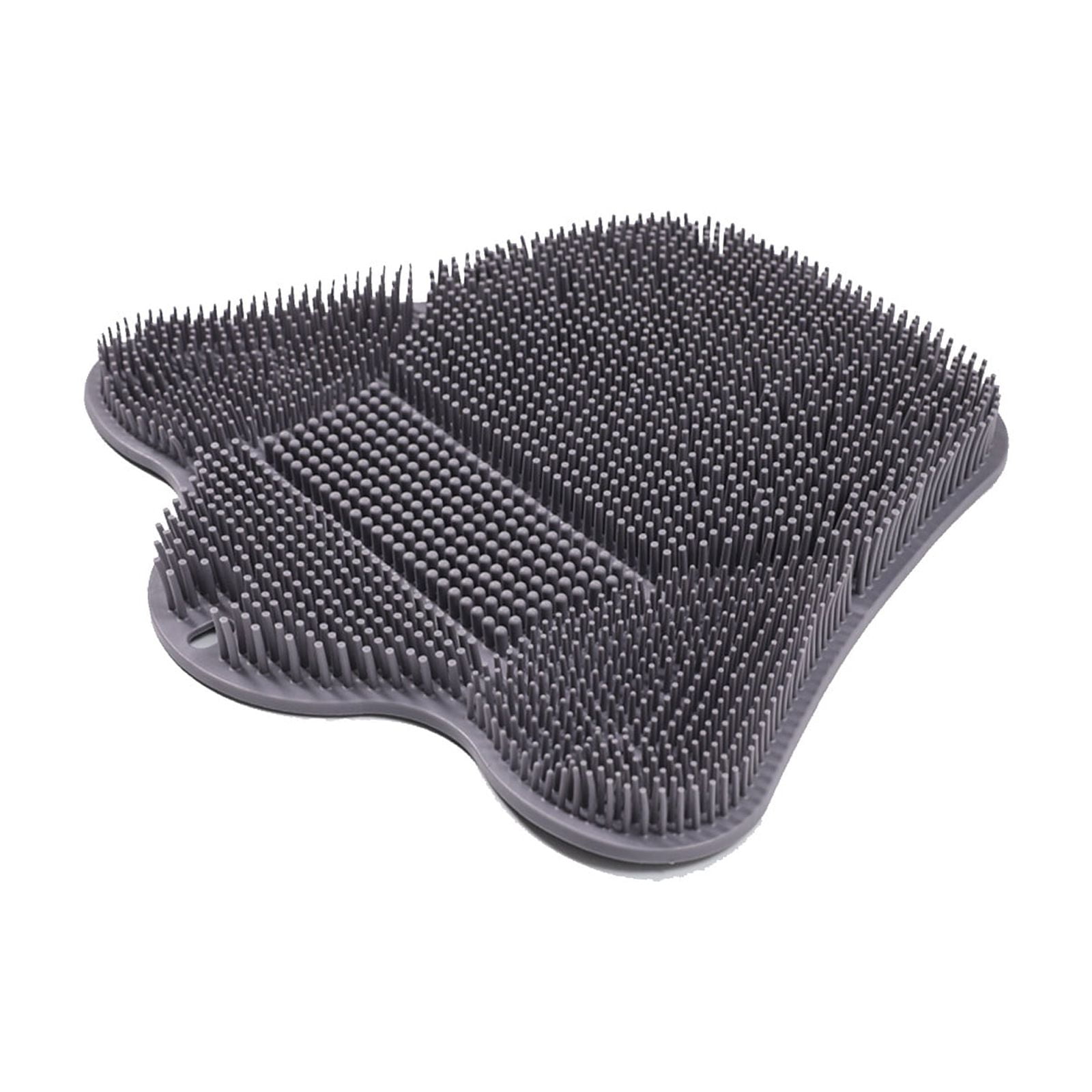 Back Scrubber Hands-Free for Shower. Easy to Clean Big Flat Silicone ...