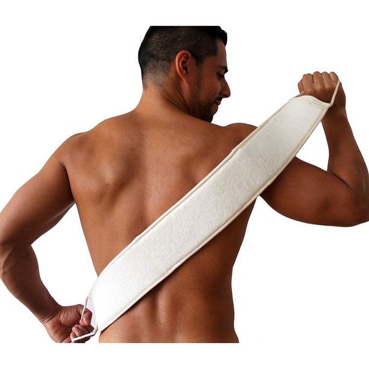 Back Scrubber for Shower - Body Exfoliator & Loofah Back Scrubber Helps ...