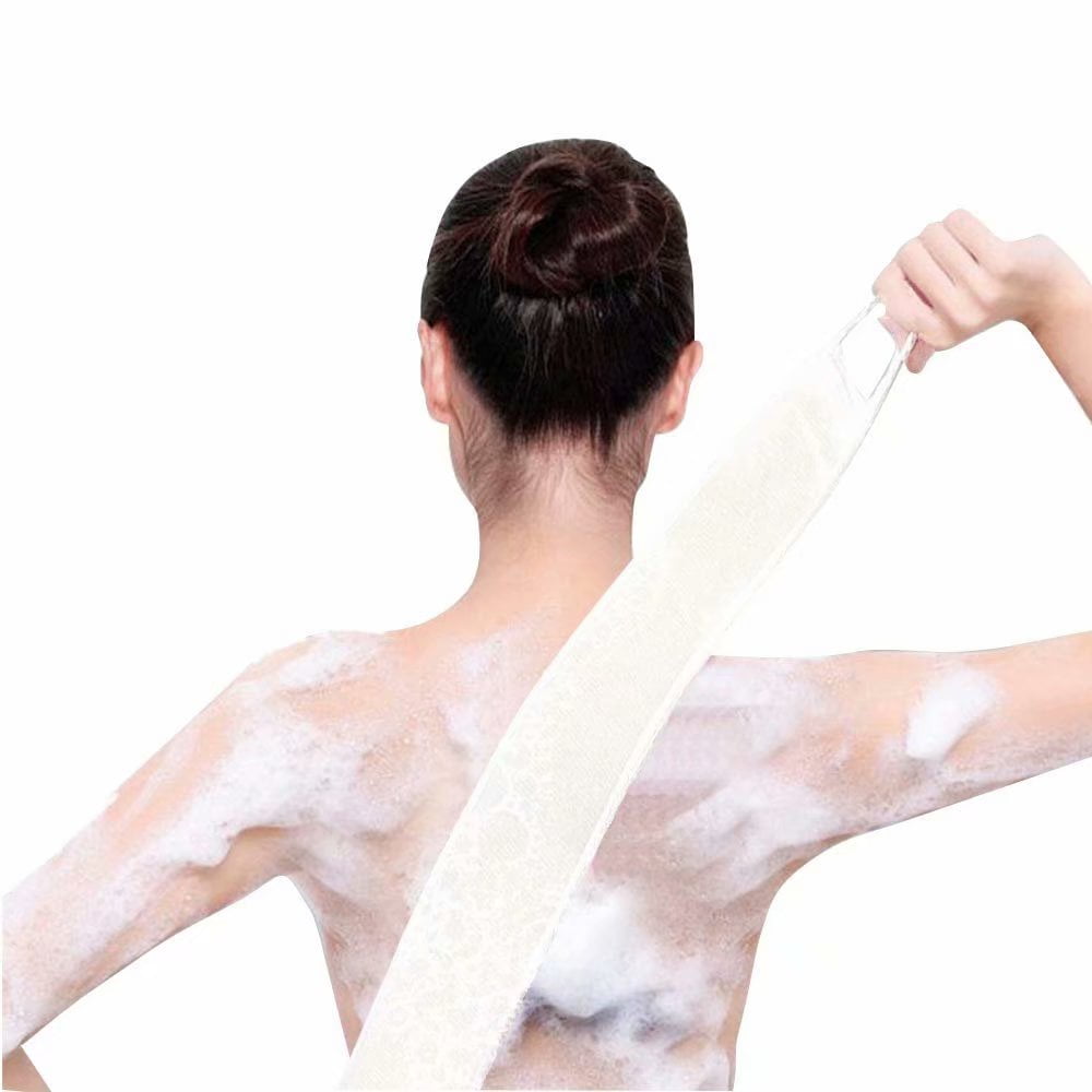 Back Scrubber for Shower - Body Exfoliator & Loofah Back Scrubber Helps ...