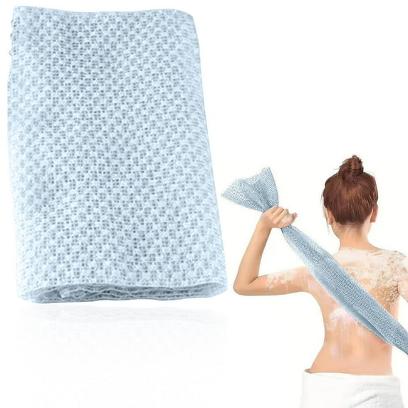 Back Scrubber for Shower, Exfoliating Body Scrubber Towel, Rubbing Back ...