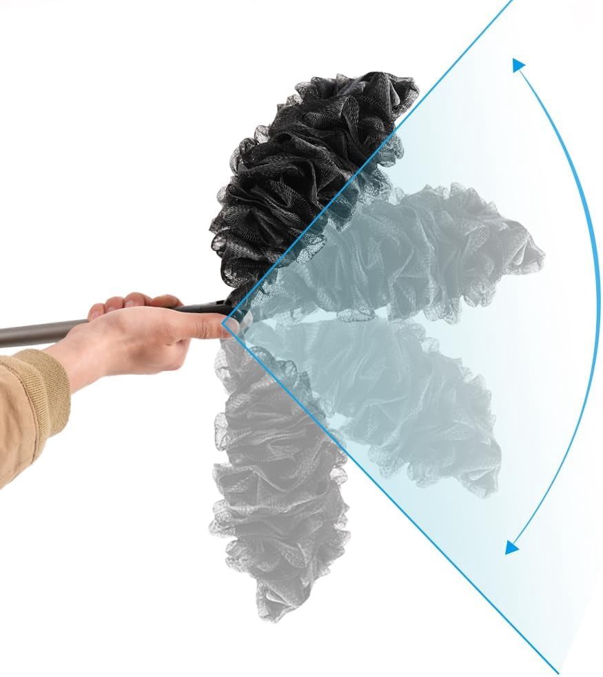 Back Scrubber for Shower with Long Handle, Adjustable Head with ...