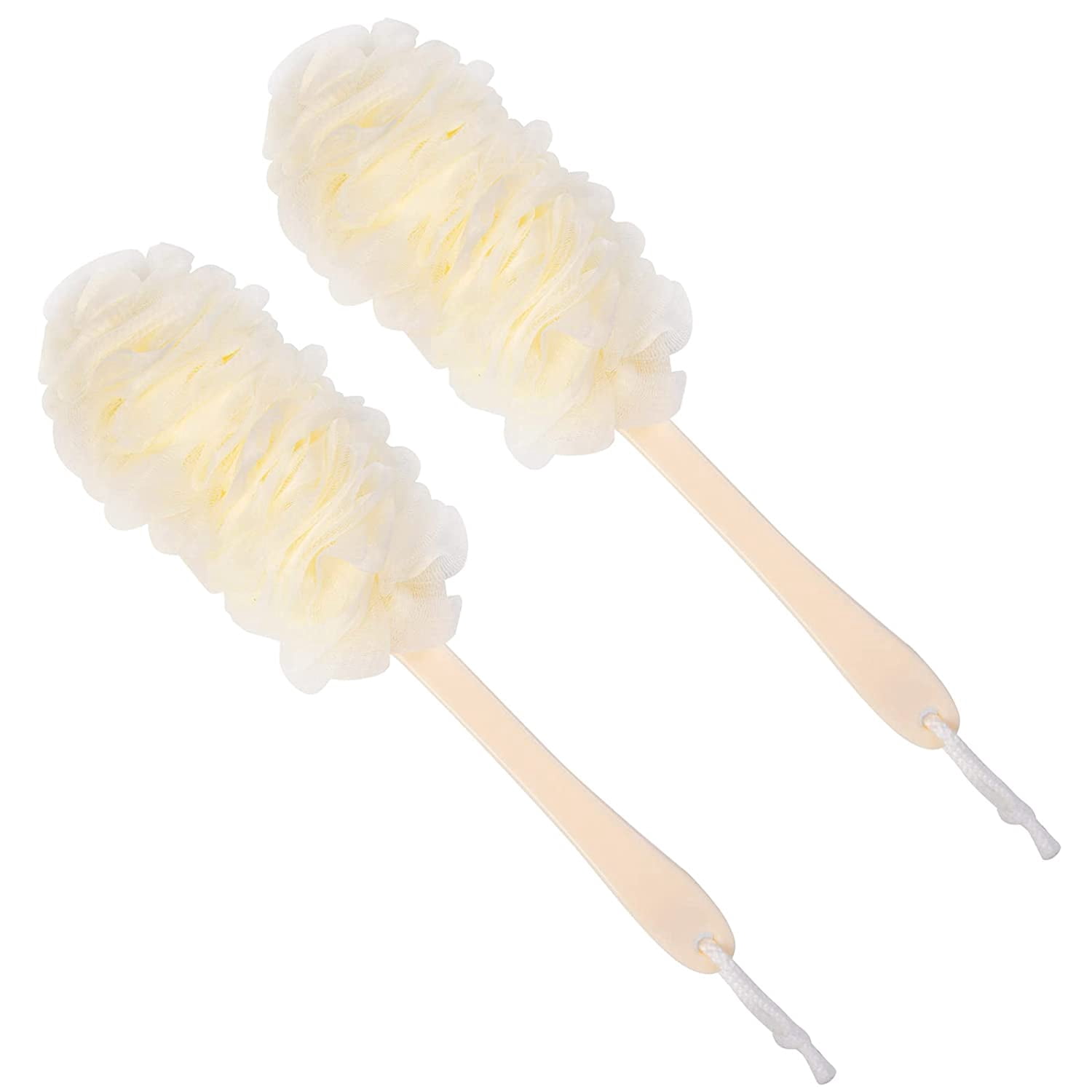 Back Scrubber for Shower,Loofah Long Handle Bath Body Brush,Soft Nylon ...