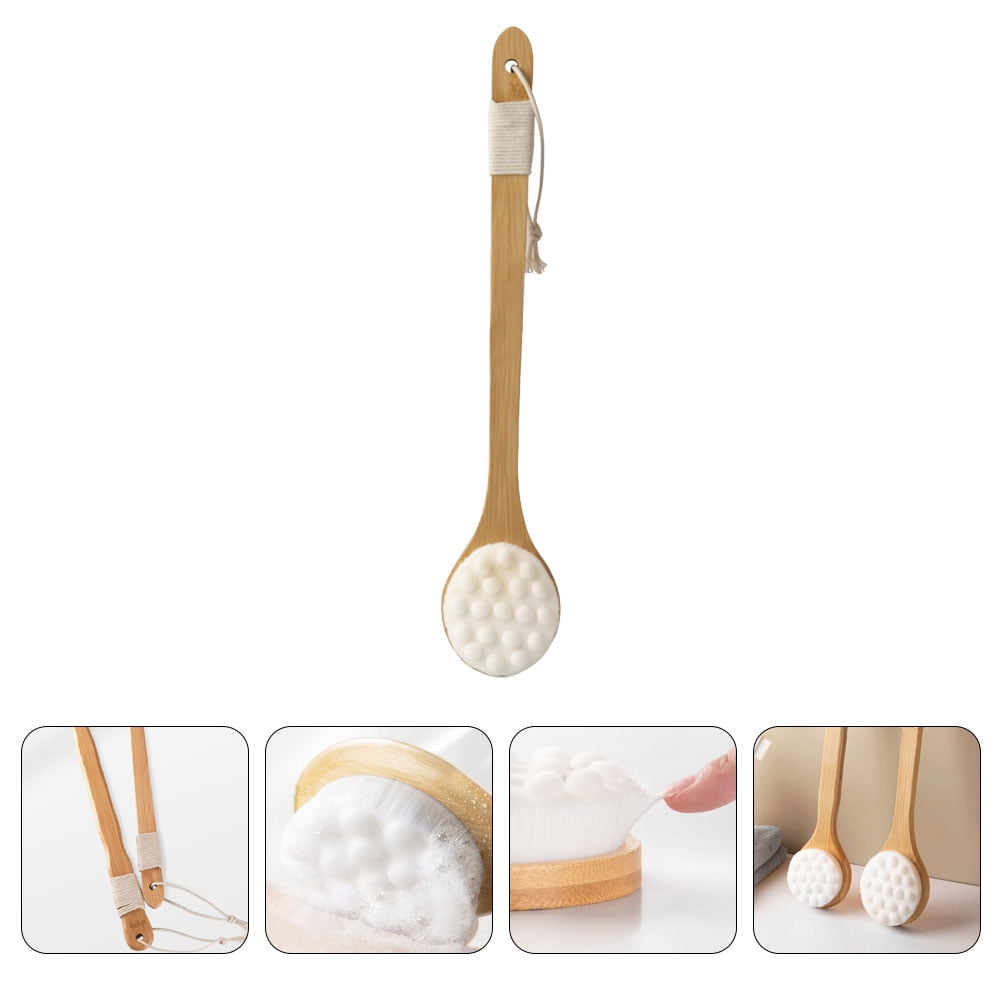 Ergonomic Shower Body Brush with Long Handle for Back Scrubbing ...