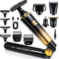 Back Shaver for Men,LED Display 5 in 1 Electric Body Groomer with ...