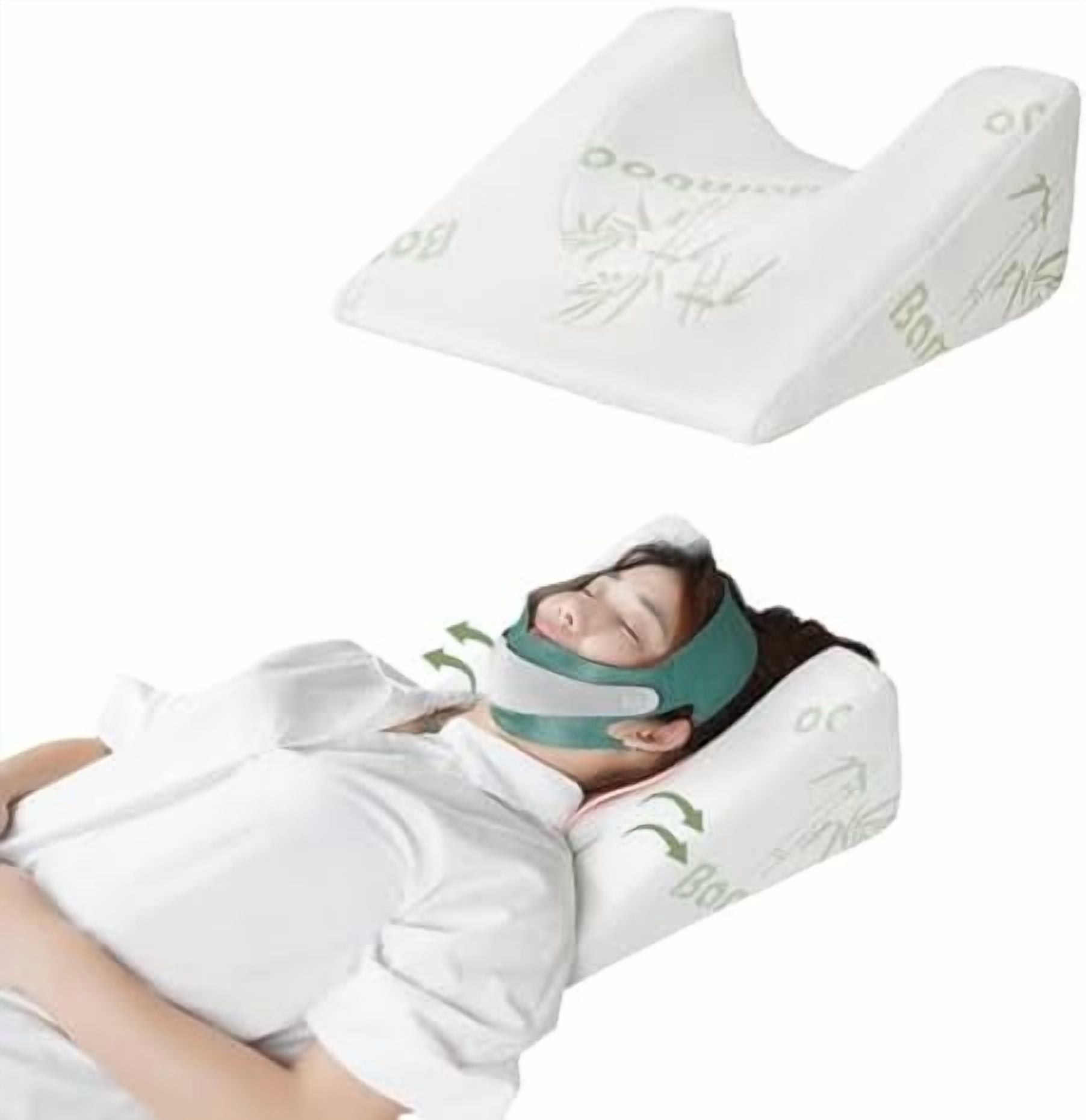 Back Sleeper Wedge Pillow for Facelift & Rhinoplasty Recovery – Compact ...
