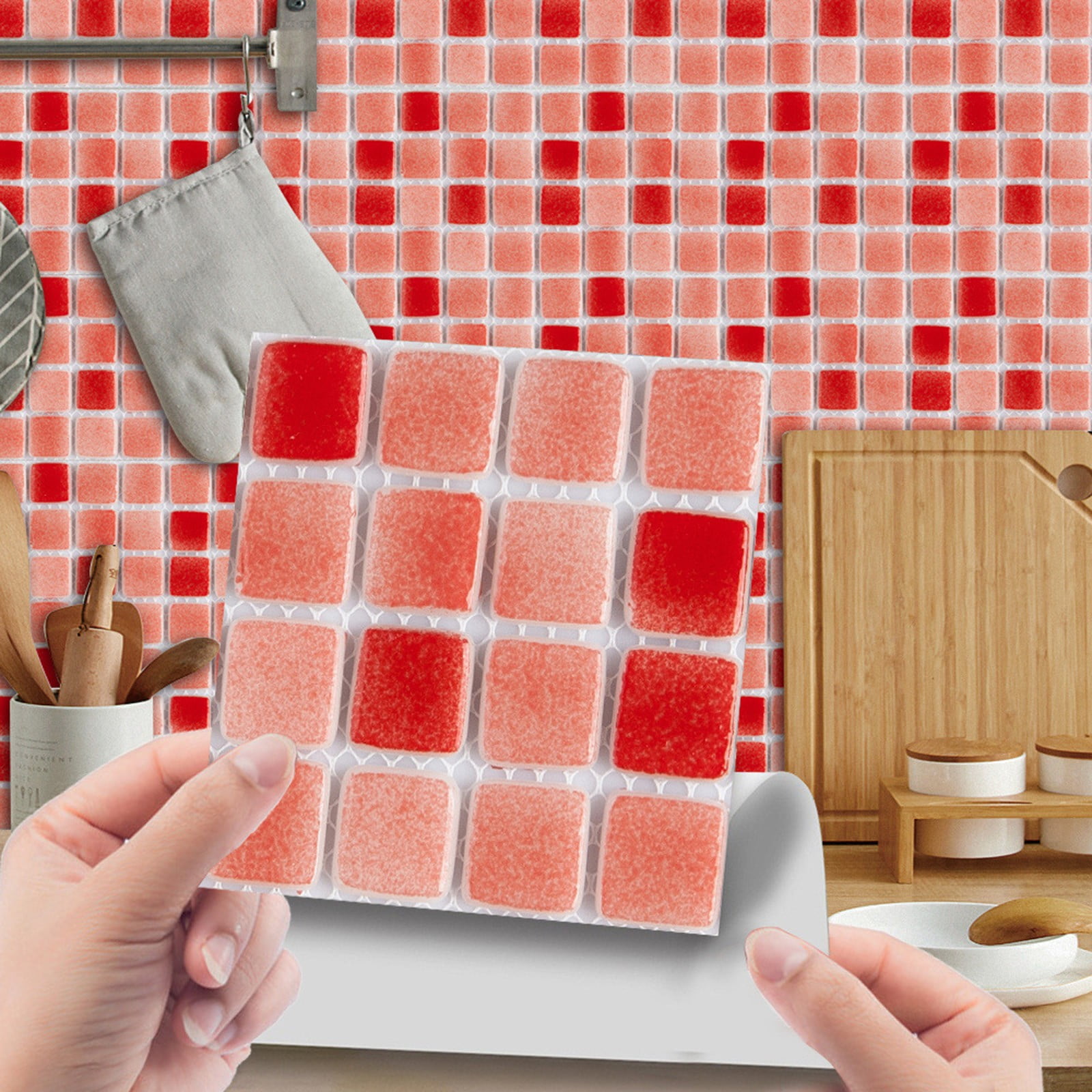 Back Splash Ideas For Kitchens 10Pc 3D Crystal Tile Stickers Diy ...