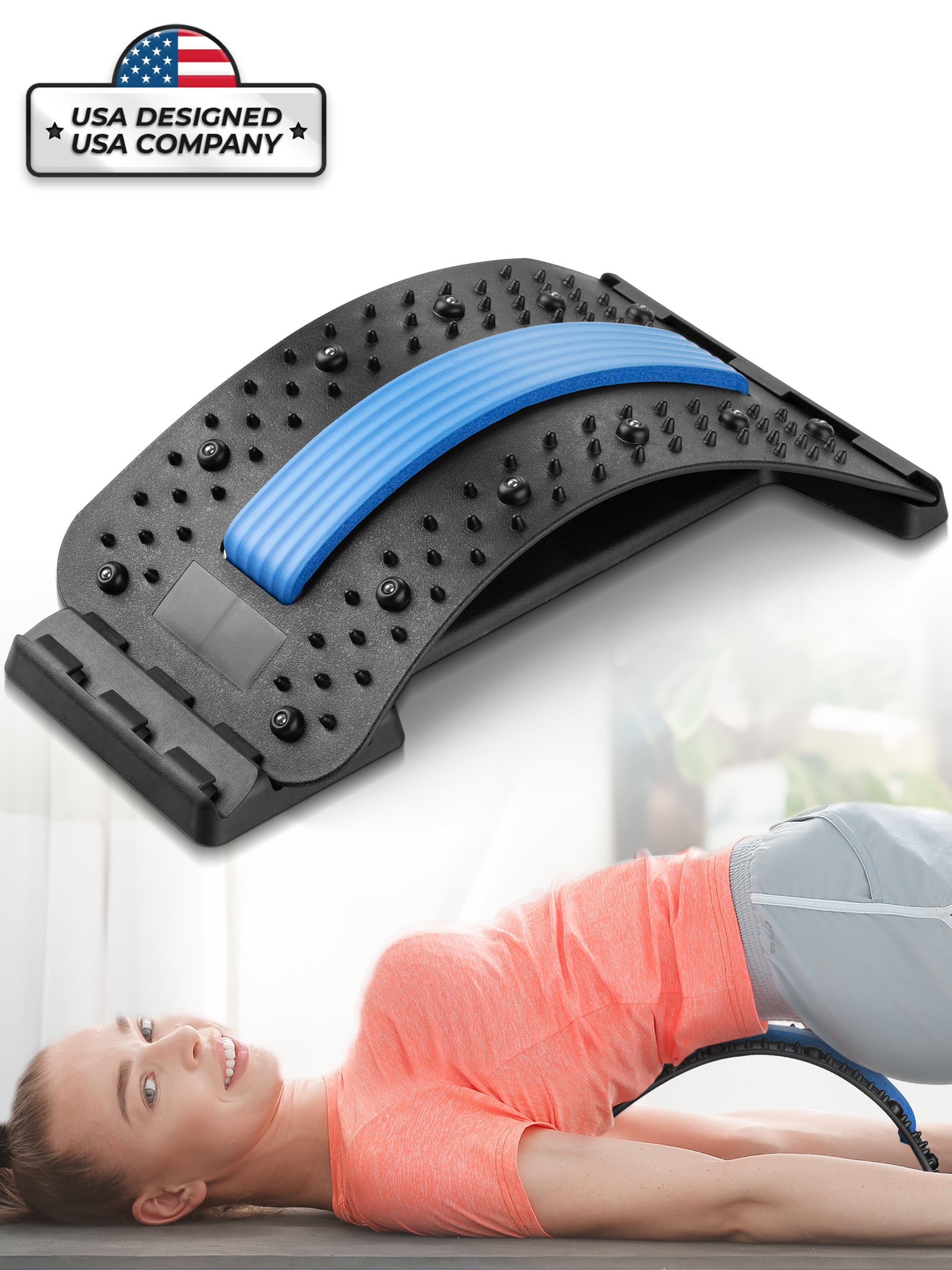 Mata1 Back Stretcher, Pain Relief, Lumbar Spine Board, Adjustable ...