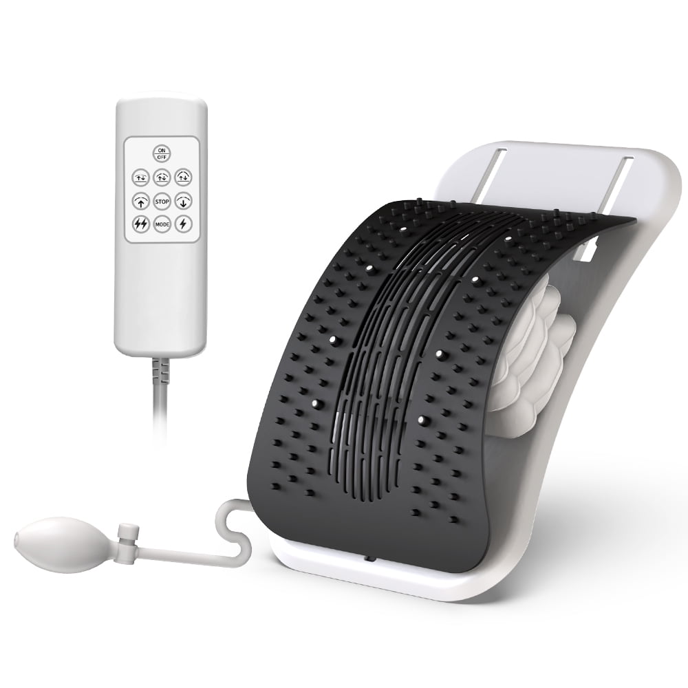 Back Stretcher with Lumbar Support,Electric Lumbar Traction Device with ...