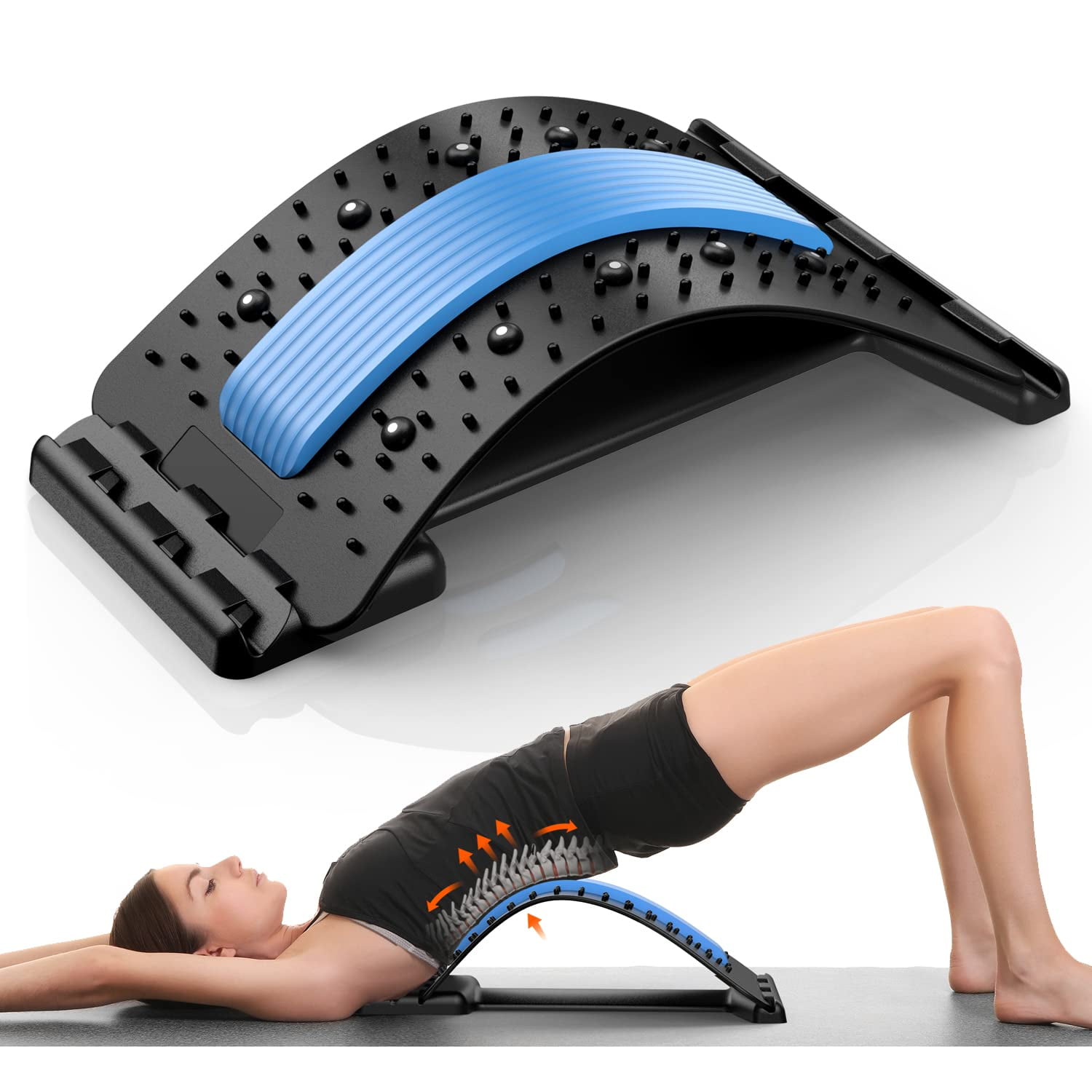 Back Stretcher for Back Pain Relief, Multi-Level Back Cracker Board ...