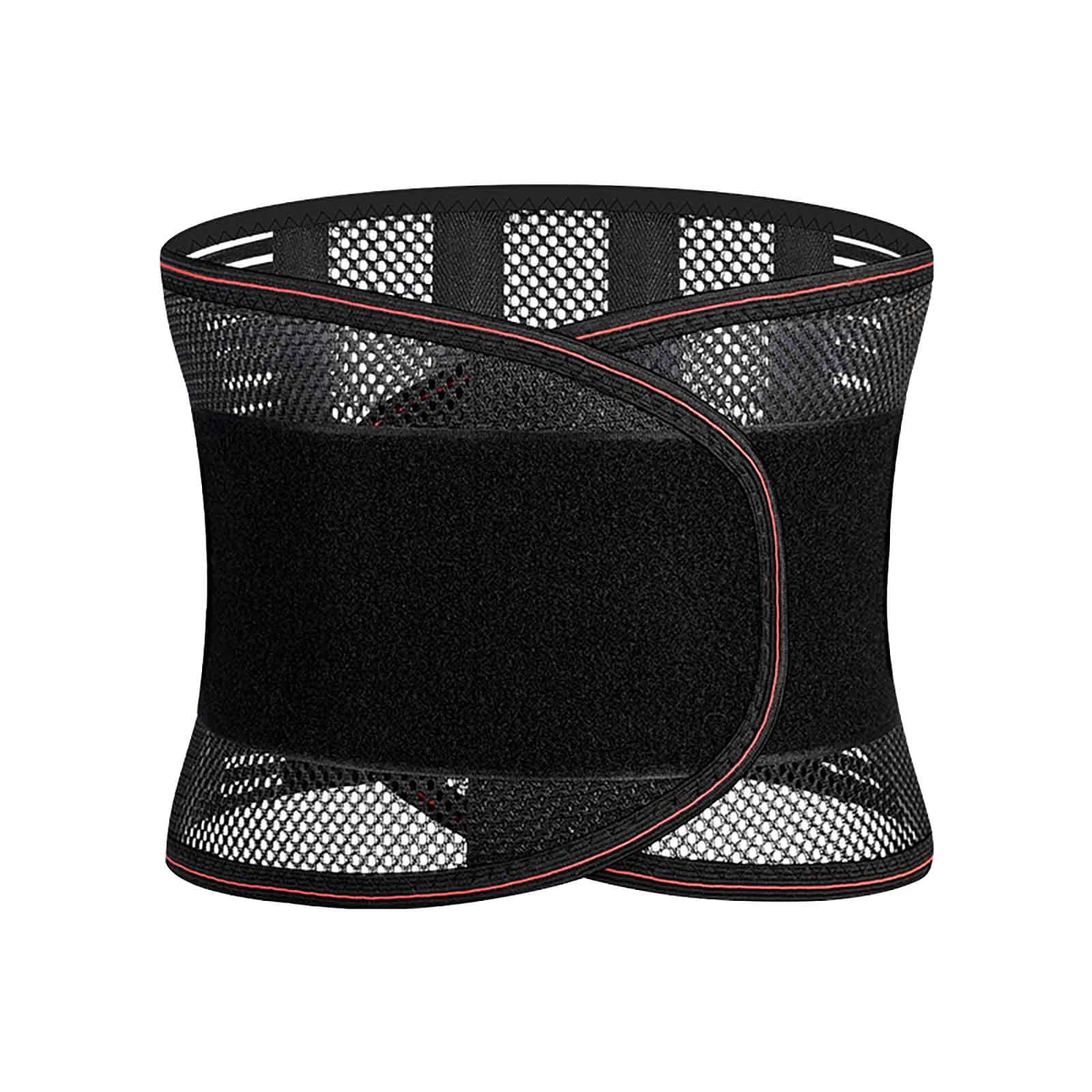 Back Support Belt, Ergonomic Lumbar Wrap, Breathable Mesh Fabric ...