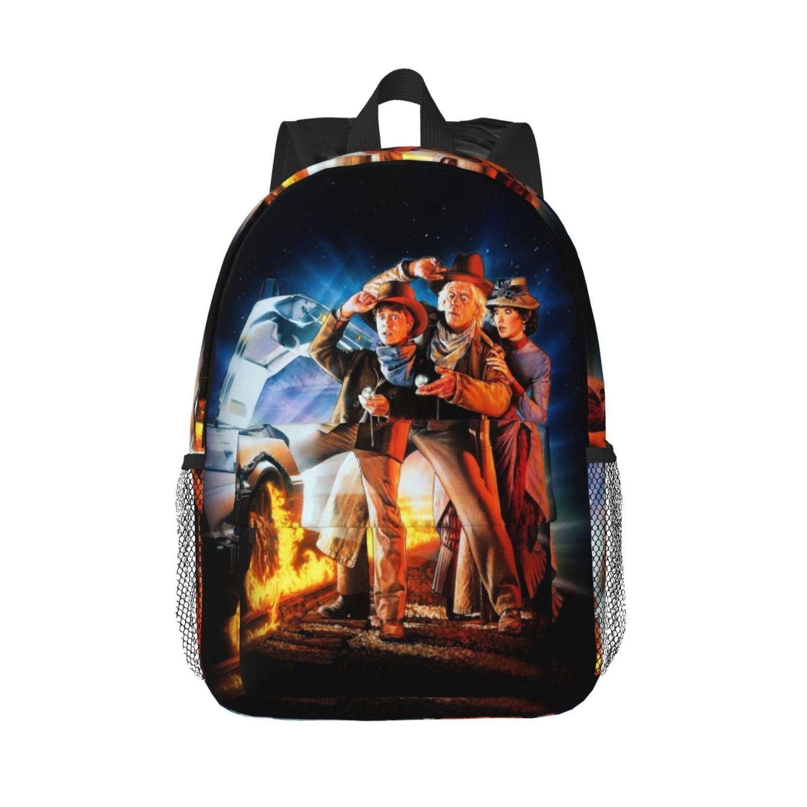 Back T0 Movie Future Backpack Cartoon Laptop Backpack With Front Pocket ...