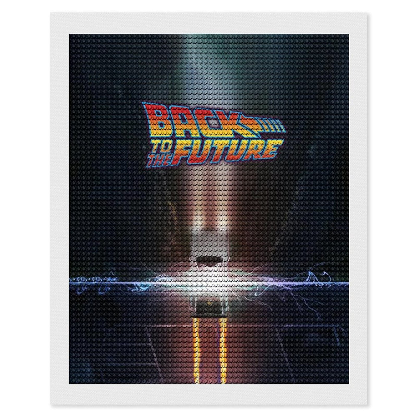 Back T0 Movie Future Diamond Art Kits for Adults DIY 5D Round Full ...