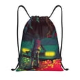 Back T0 Movie Future Drawstring Bags Unisex Drawstring Backpack 3d Print Lightweight Daypack ...
