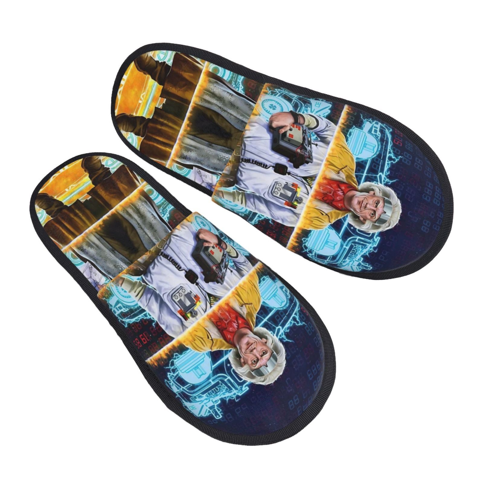 Back T0 Movie Future House Slippers For Women Men Indoor Outdoor-Cute ...