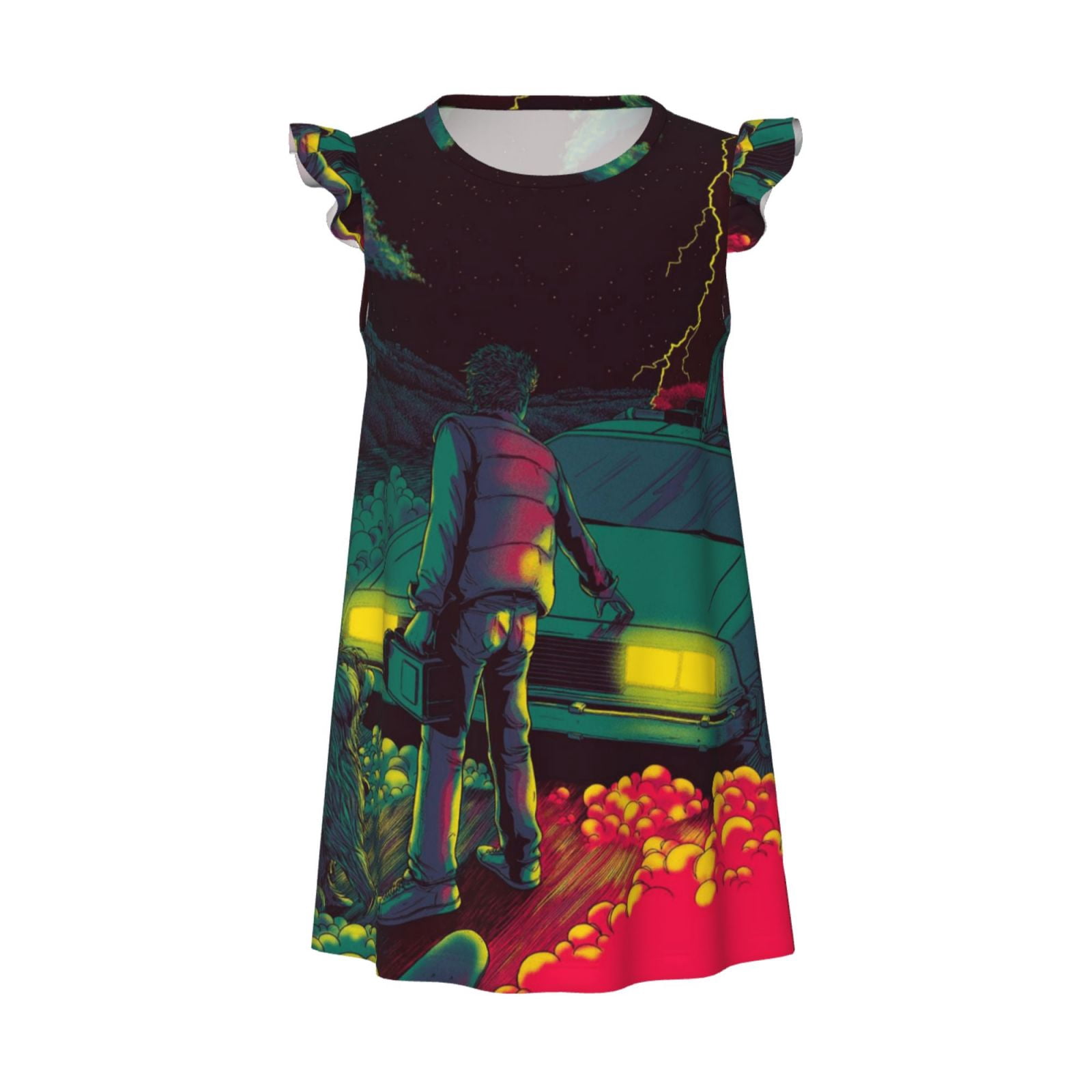 Back T0 Movie Future Nightgown Princess Pajama Dresses For Sleepwear ...