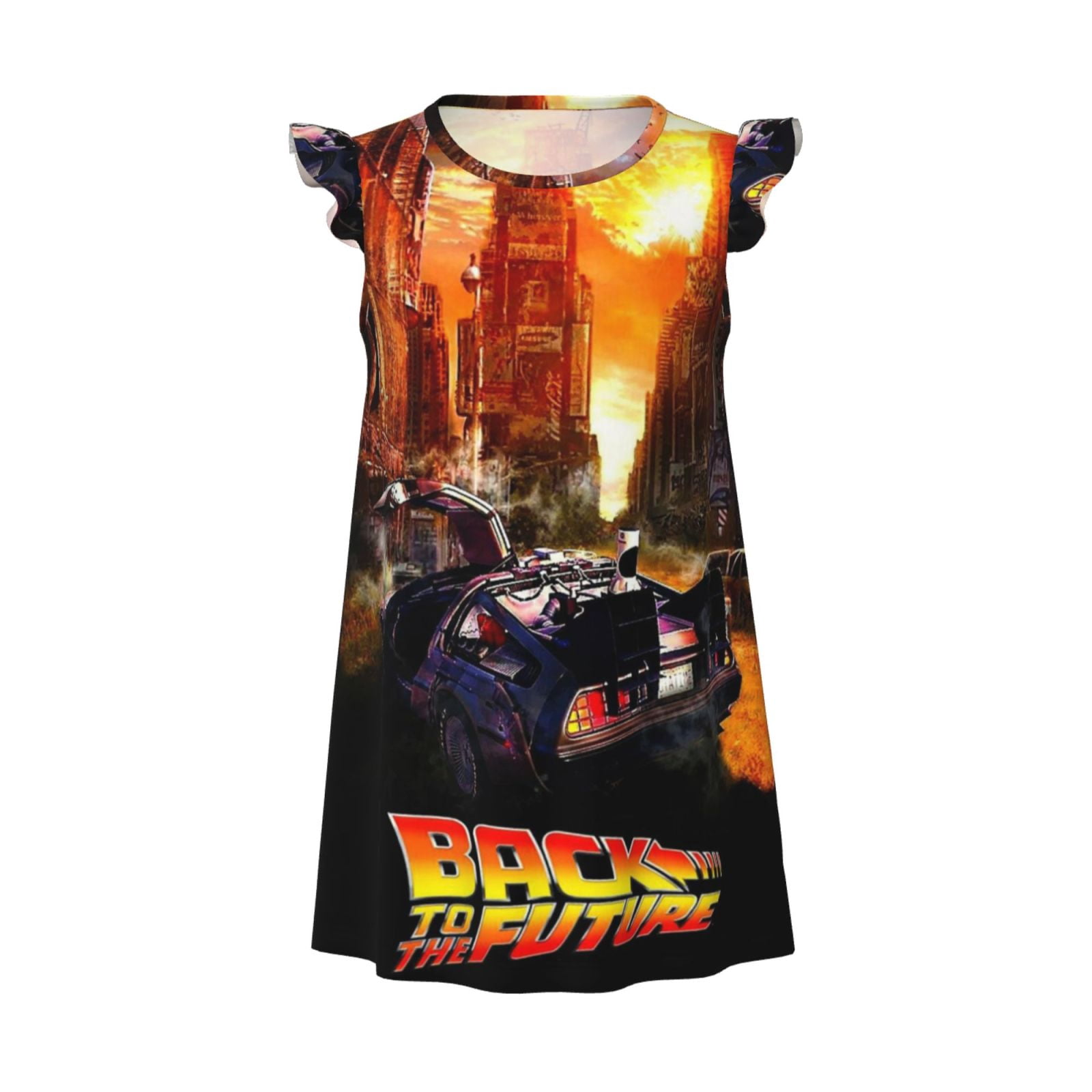 Back T0 Movie Future Nightgown Princess Pajama Dresses For Sleepwear ...