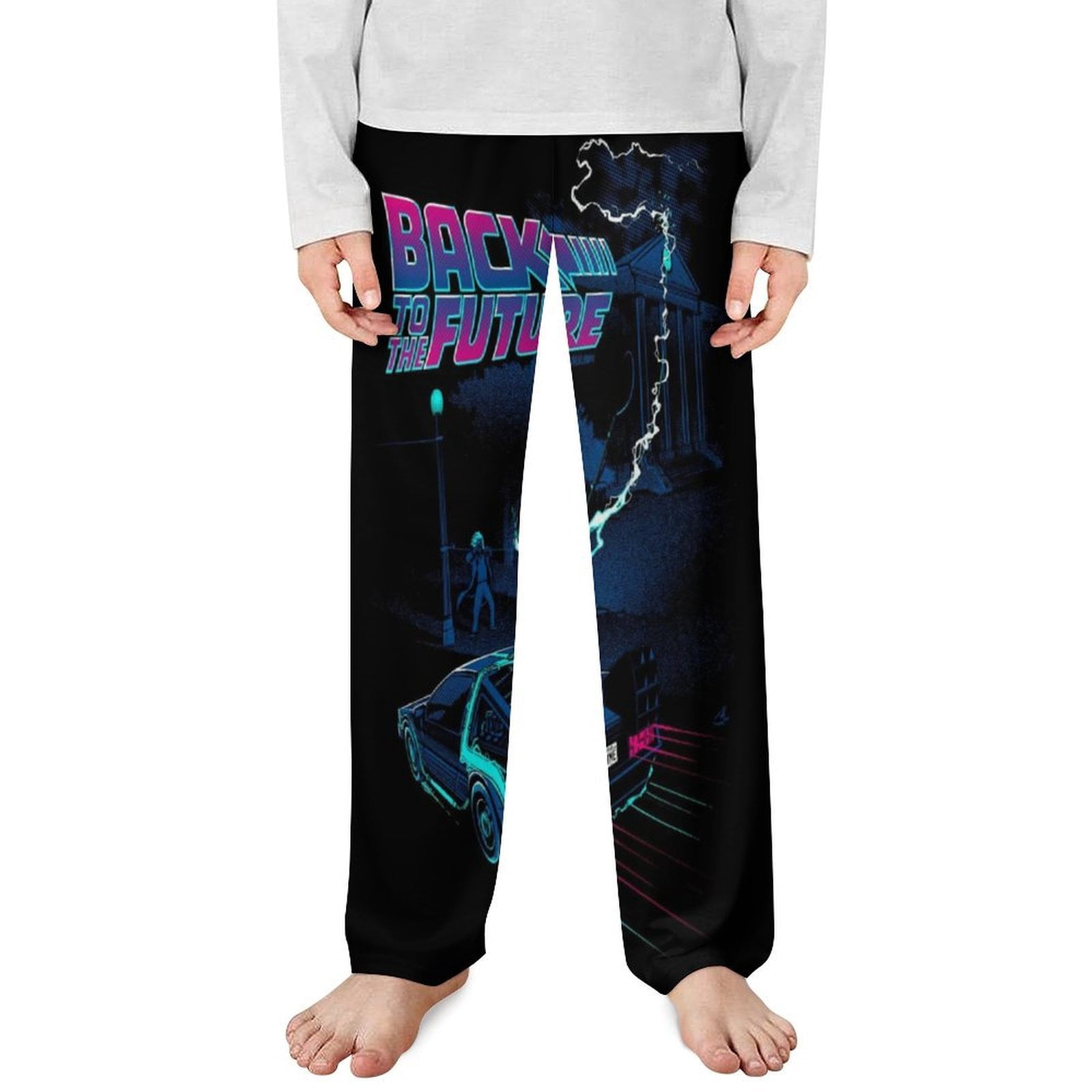Back T0 Movie Future Pajama Pants Cartoon Casual Lounge PJ Bottoms with ...