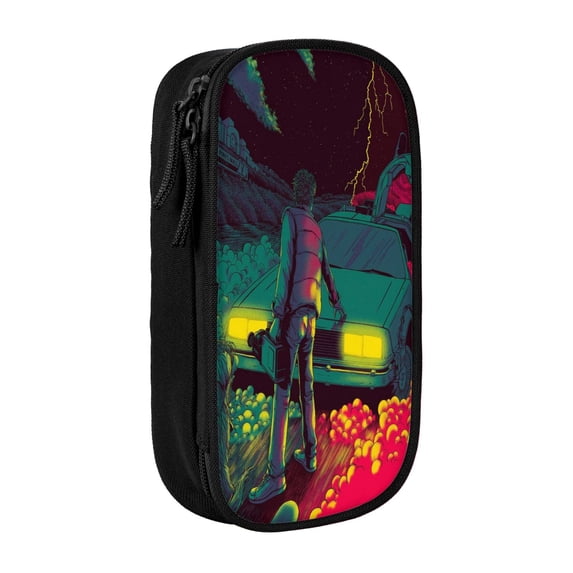 Back T0 Movie Future Pencil Case Portable Pen Bag Pouch With Zipper ...
