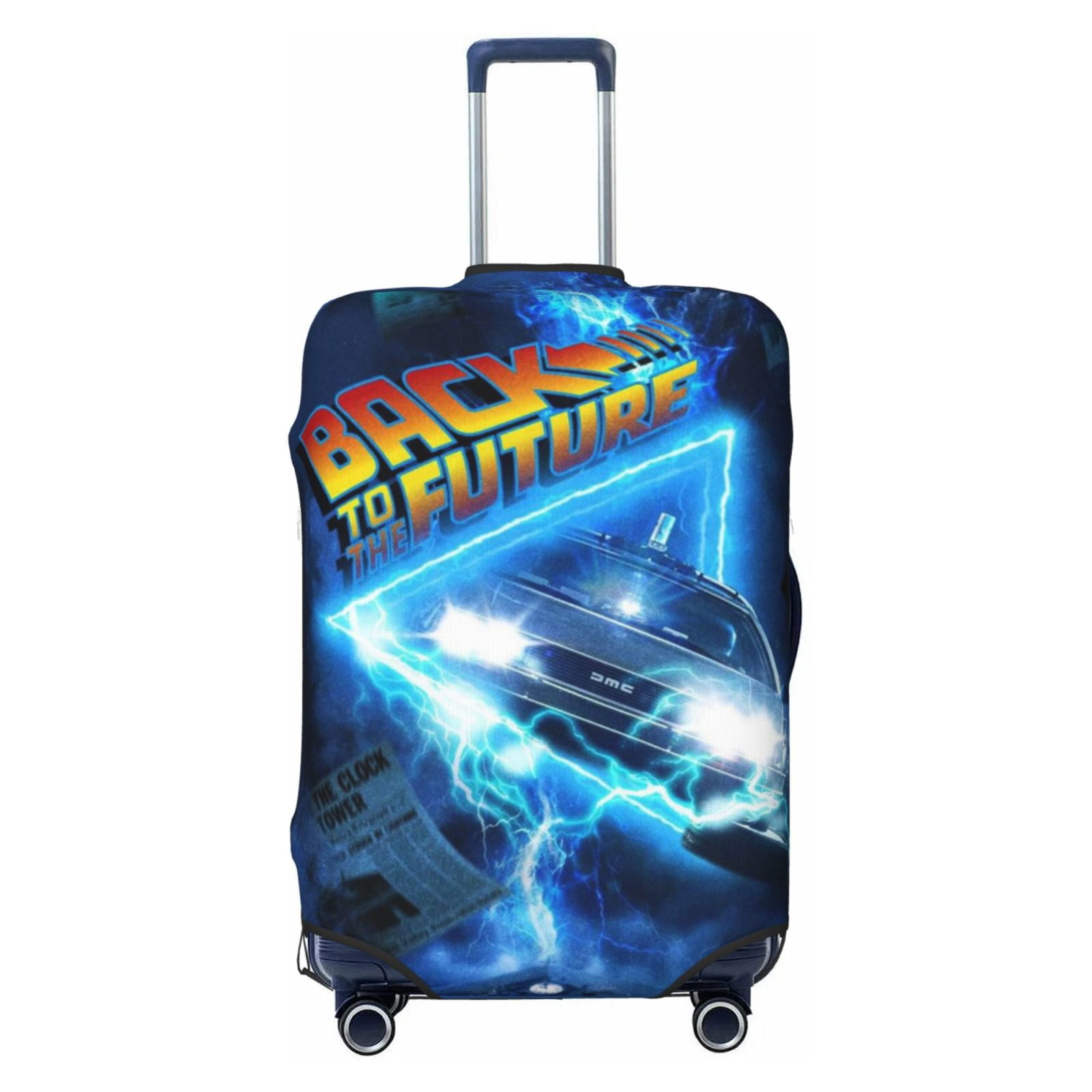 Back T0 Movie Future Travel Luggage Cover Washable Suitcase Cover ...