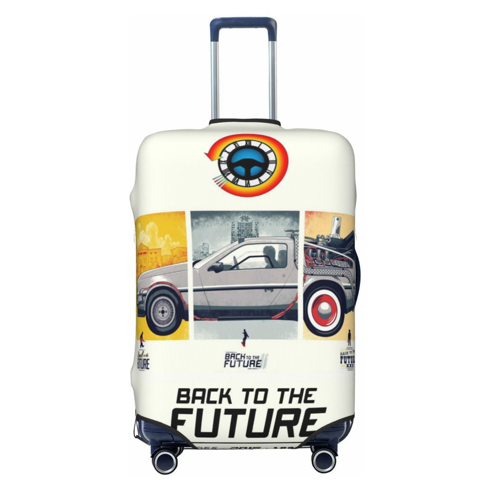 Back T0 Movie Future Travel Luggage Cover Washable Suitcase Cover ...