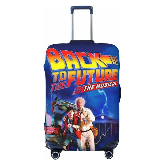 Back T0 Movie Future Travel Luggage Cover Washable Suitcase Cover ...