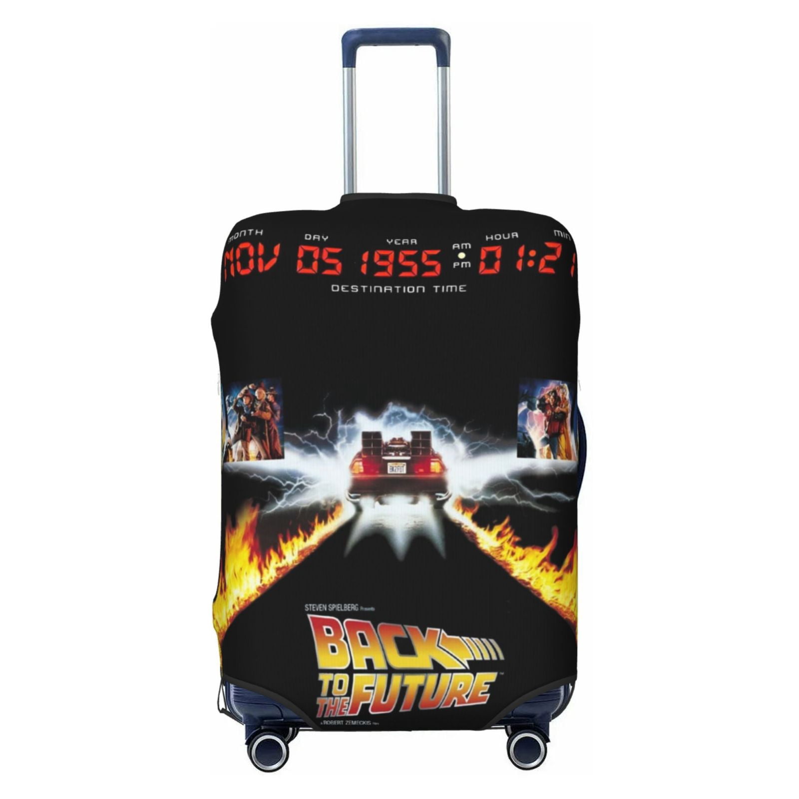 Back T0 Movie Future Travel Luggage Cover Washable Suitcase Cover ...