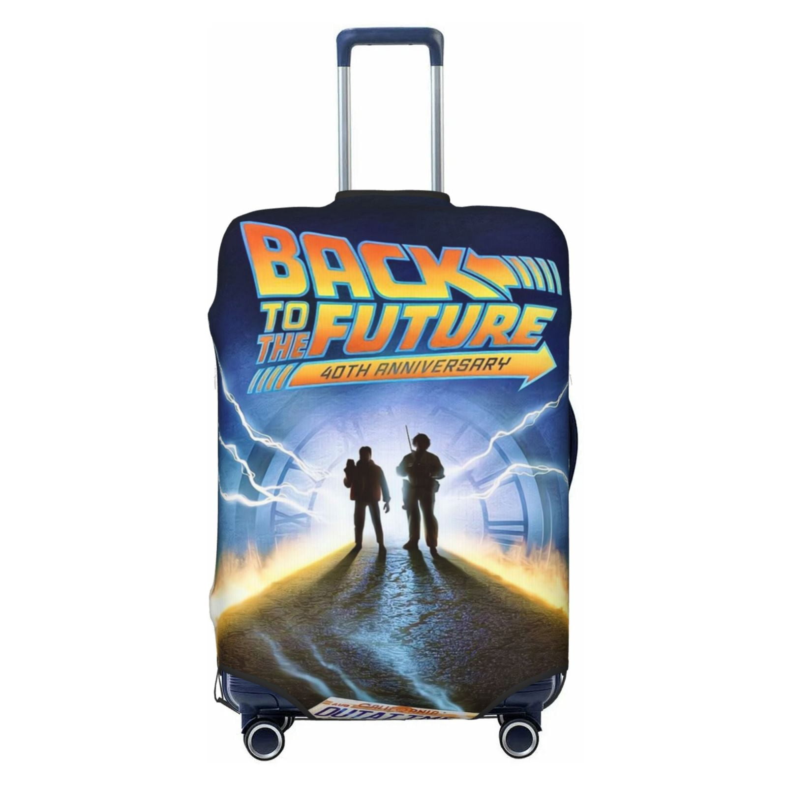 Back T0 Movie Future Travel Luggage Cover Washable Suitcase Cover ...