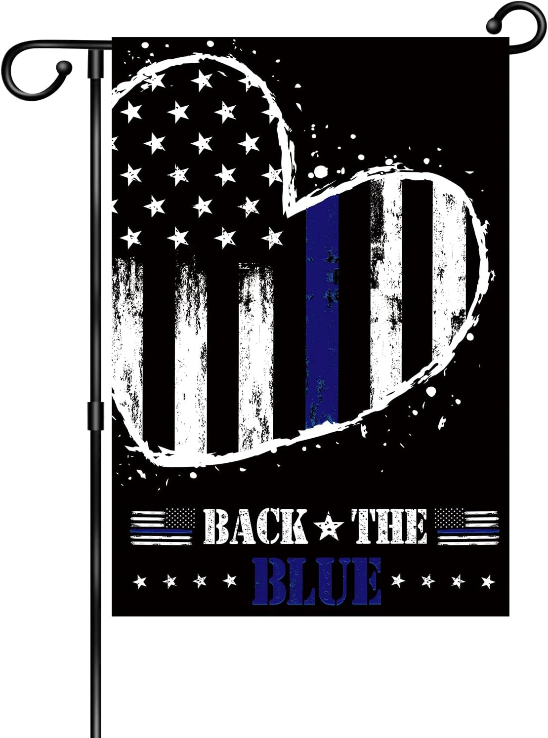 Back The Blue Garden Flag,Black Civil Rights Love is Love Yard Flag ...