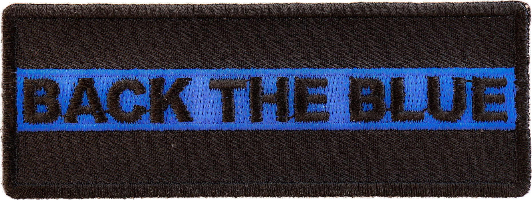Back The Blue Police Patch with Blue Line - Walmart.com
