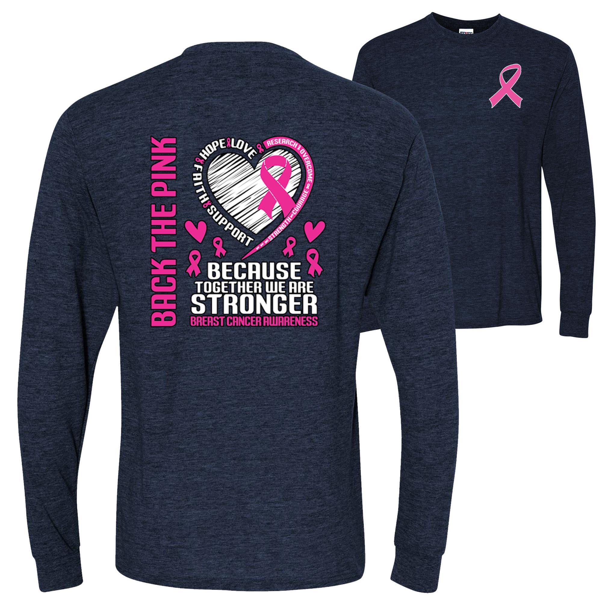 Back The Pink Togeather We Are Stronger Breast Cancer Awareness Front