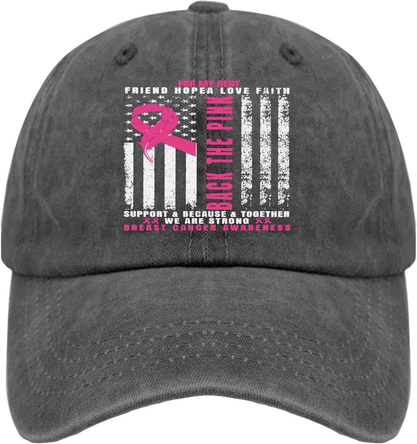 Back The Pinks Best Friend Breast Cancer Awareness Survivors Sun Hat ...