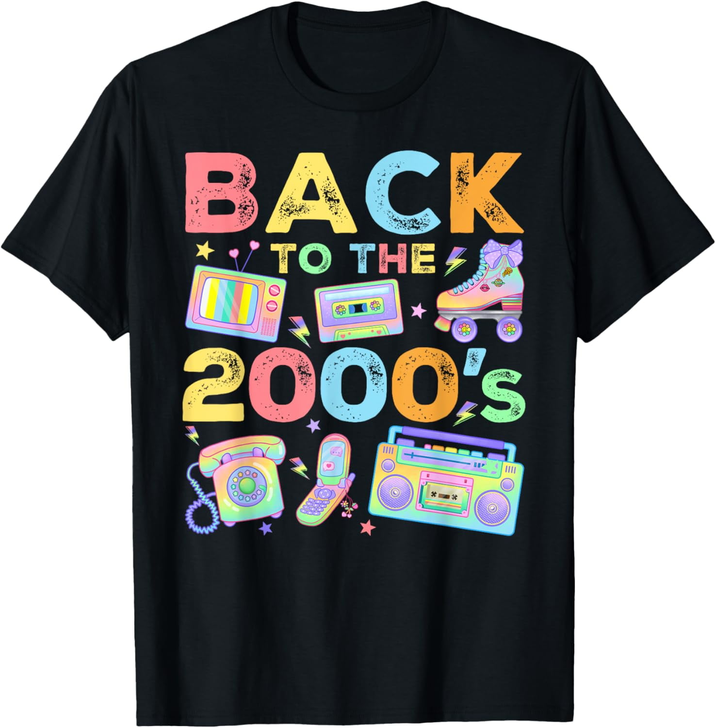 Back To 2000's 2000s Vintage Style 2000s Retro Party T-Shirt men and ...