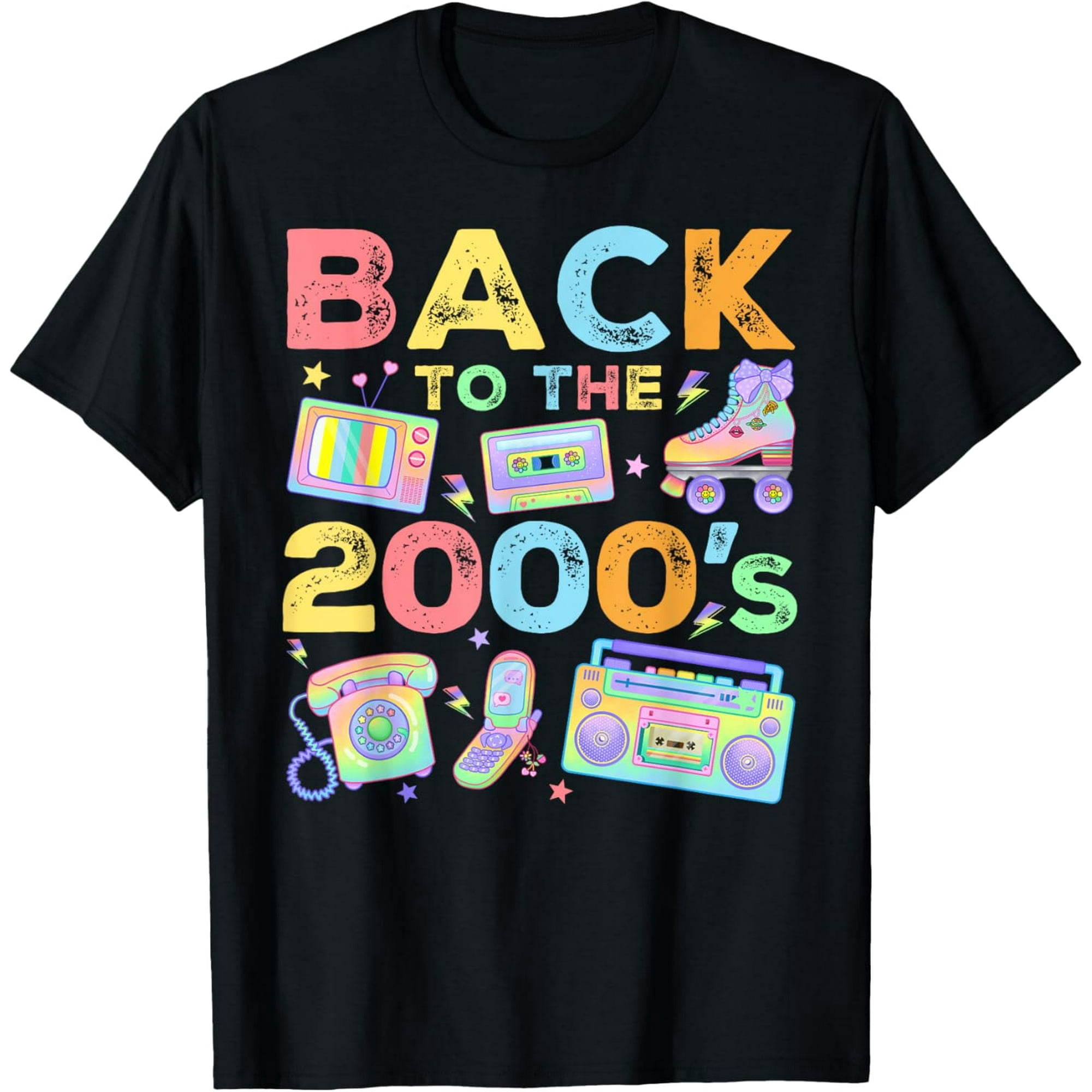Back To 2000's 2000s Vintage Style 2000s Retro Party T-Shirt men and ...