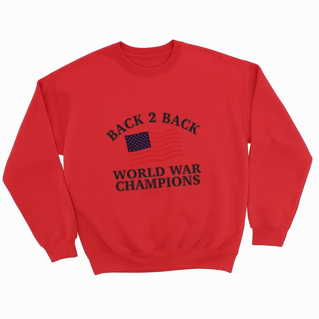 Back To Back Champs Number Two Retro Victory Theme Themed Graphic Print ...