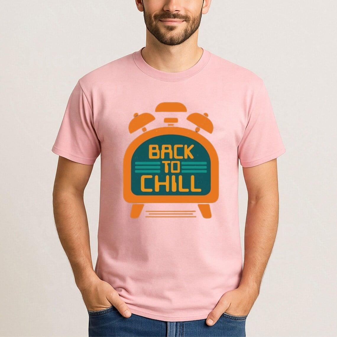 Back To Chill Retro Alarm Clock Funny Relaxing Weekend Unisex T-Shirt ...