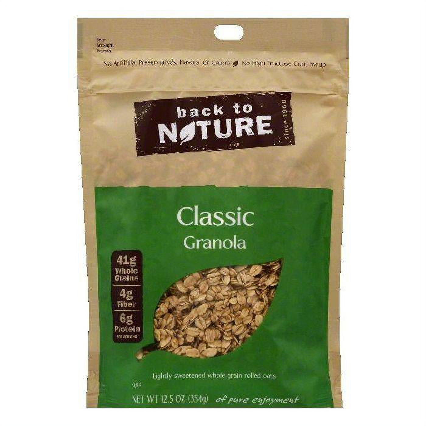 Back To Nature Classic Granola, 12.5 OZ (Pack of 6) - Walmart.com