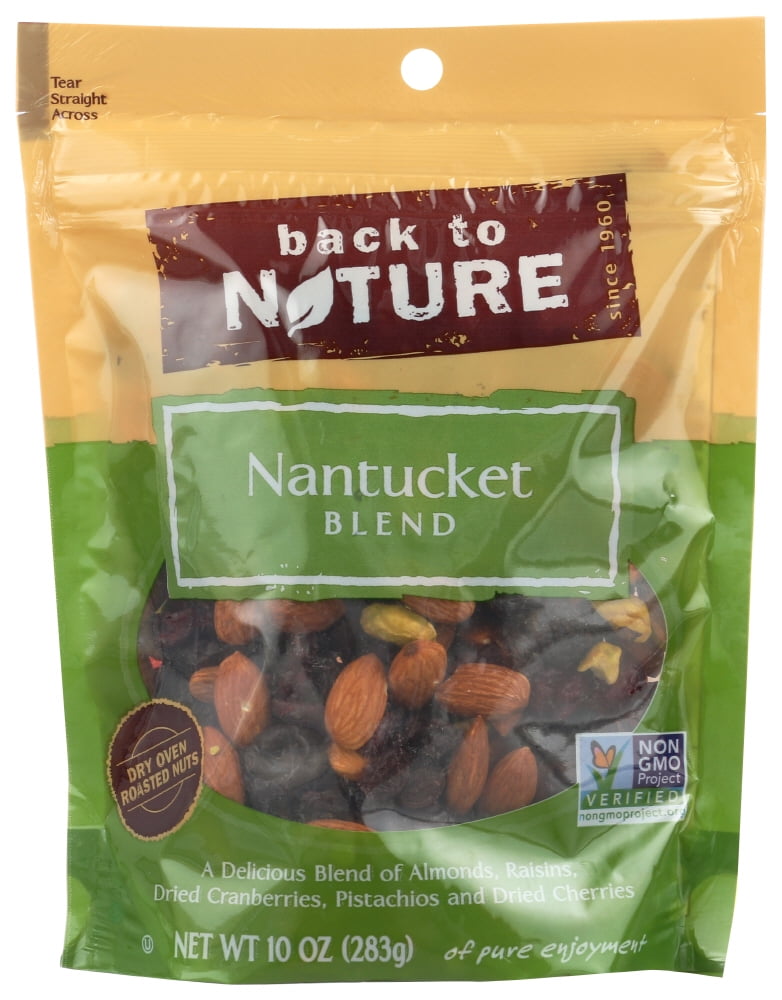 Back To Nature Snack Mix, Nantucket Blend, 10 Oz. Bag - Walmart.com