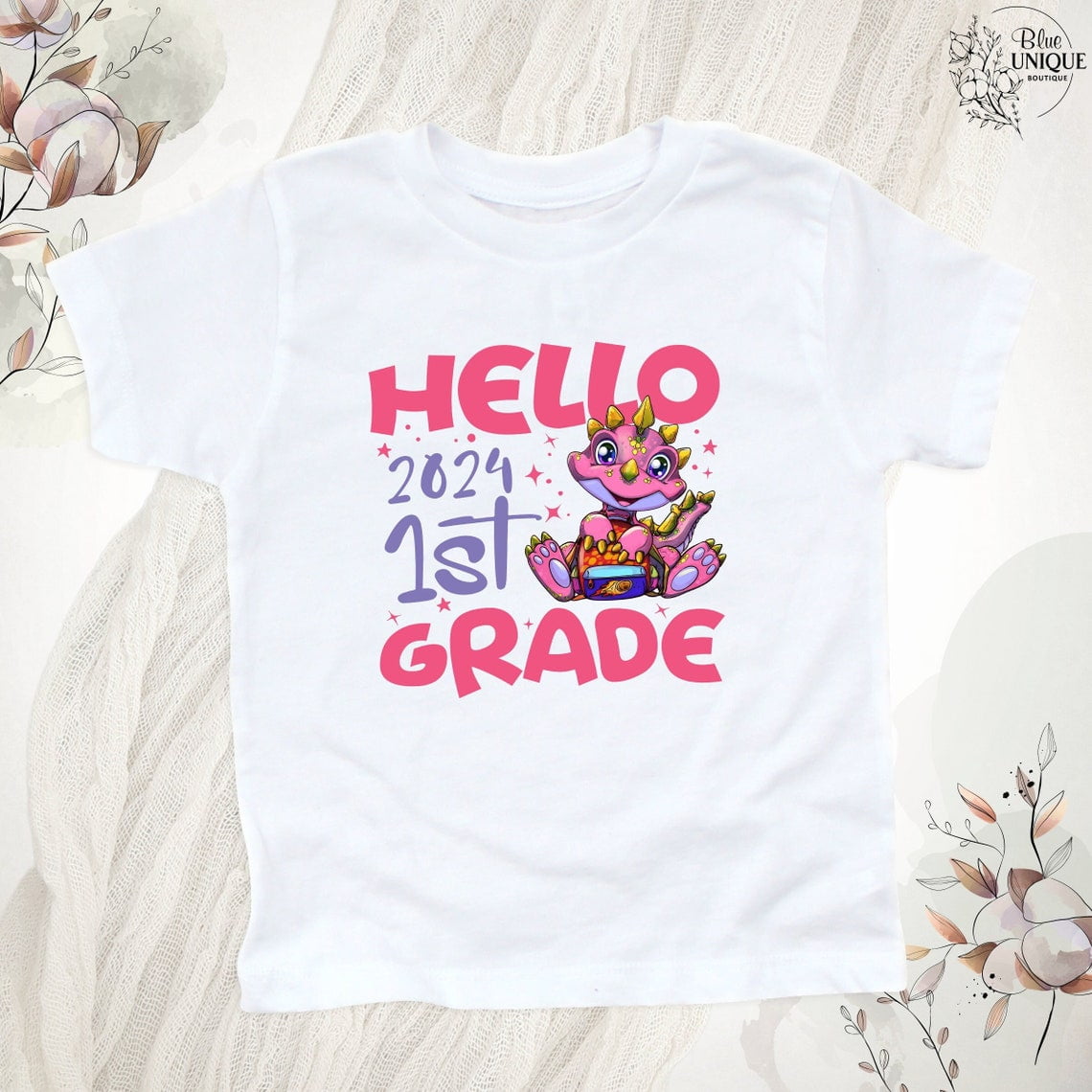 Back To School 1St Grade Shirts, First Day Of School Outfits, Hello ...