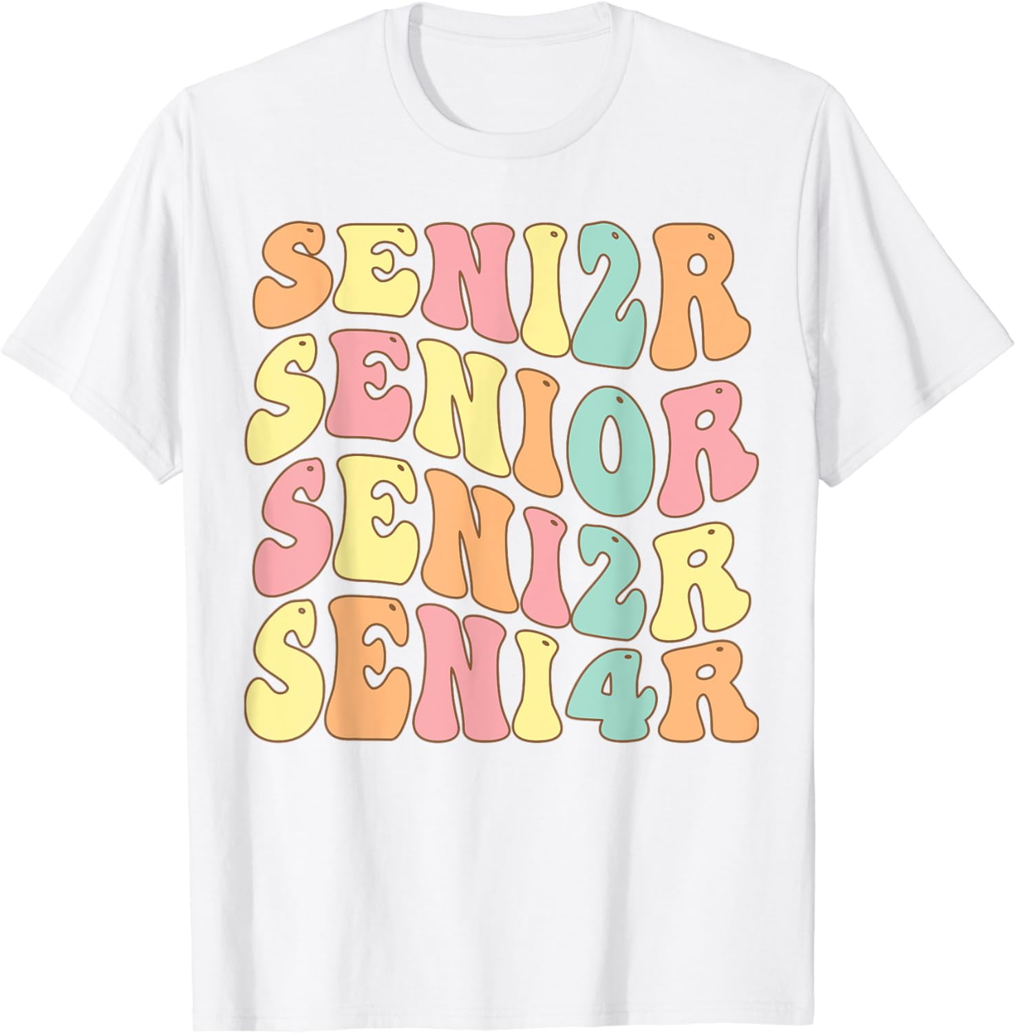 Back To School 2024 Senior 2024 CLASS OF 2024 white T-Shirt - Walmart.com