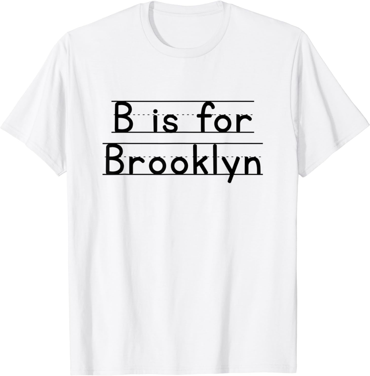 Back To School B is for Brooklyn First Day of School Kids T-Shirt ...